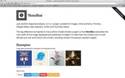 画像・Google マップ・YouTubeなどを埋め込めるLightbox風jQueryプラグイン「VenoBox」 | bl6.jp