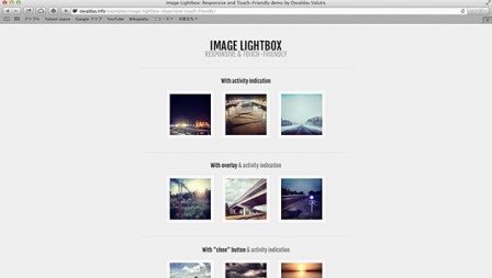 レスポンシブ&タッチフレンドリーなギャラリーのjQueryプラグイン「Image Lightbox」 | bl6.jp