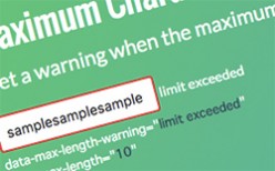 最大文字数の制限を超えたときに警告を表示してくれる「Maximum Characters limit exceeded warning ...