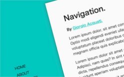 コンテンツを押し出してナビゲーションを表示する「Navigation」 | bl6.jp