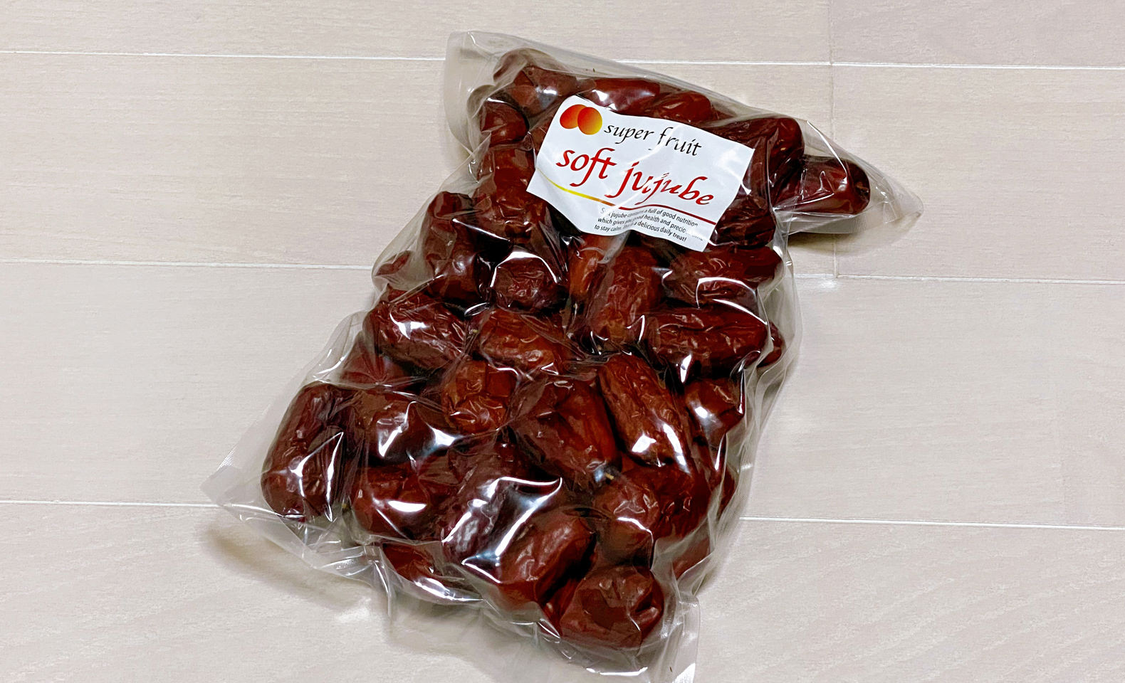 たっぷり入った無農薬の「極上ドライなつめ soft jujube」